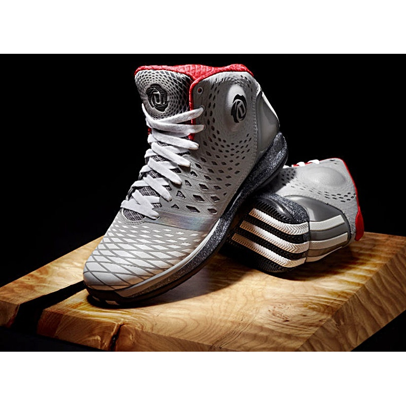 Adidas Derrick Rose 3.5 "GreyRed" (gris/blanco/rojo)