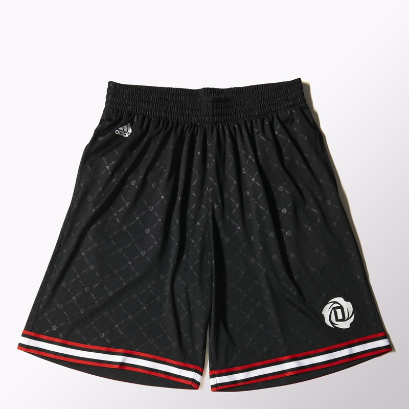 Adidas Short D-Rose Every (negro/rojo/blanco)