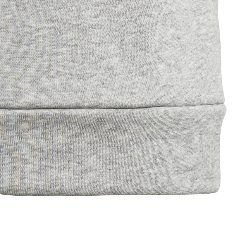 Adidas Essentials Commercial Linear Full Zip Hoodie (medium grey