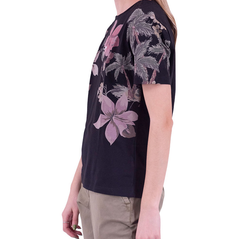 Desigual Tee Crossed Open Back Life (black)