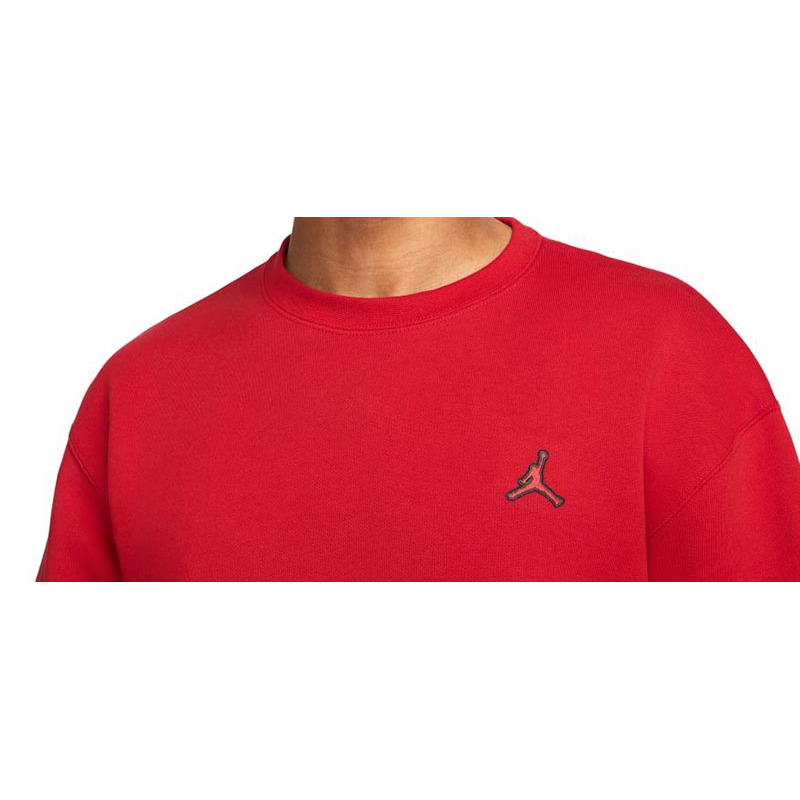 Jordan Essentials Men's Fleece Crew "Red" - manelsanchez.fr