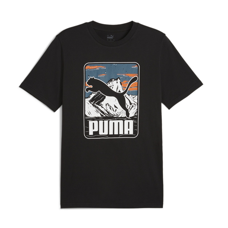 Puma GRAPHICS Mountain Tee "Black" - manelsanchez.fr