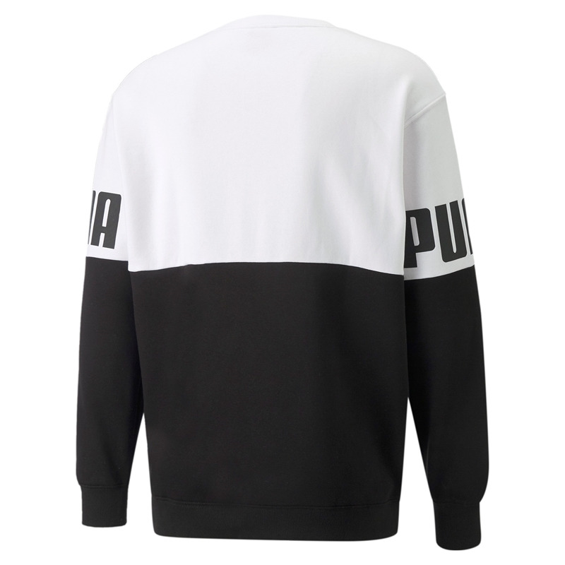 Puma Power Colorblock Crew (white) - manelsanchez.fr