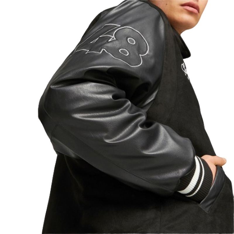 PUMA TEAM Varsity Jacket "Black" - manelsanchez.fr
