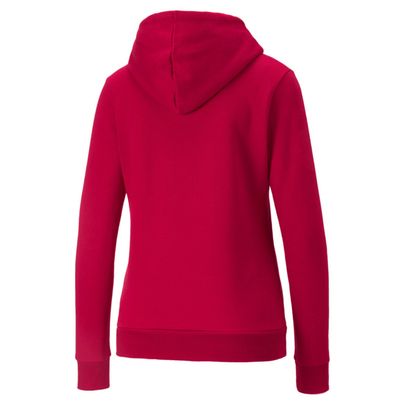Puma W Essential Logo Hoodie (red) - manelsanchez.fr