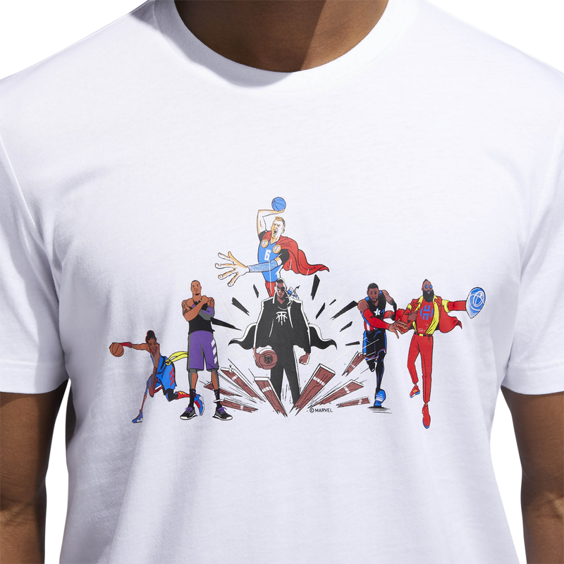 Adidas Marvel Heroes Assemble Tee (white) - manelsanchez.fr