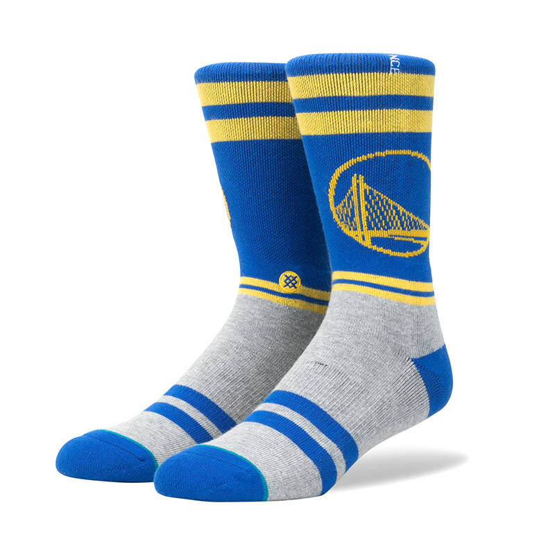 Stance NBA Hardwood City Gym Warriors Socks