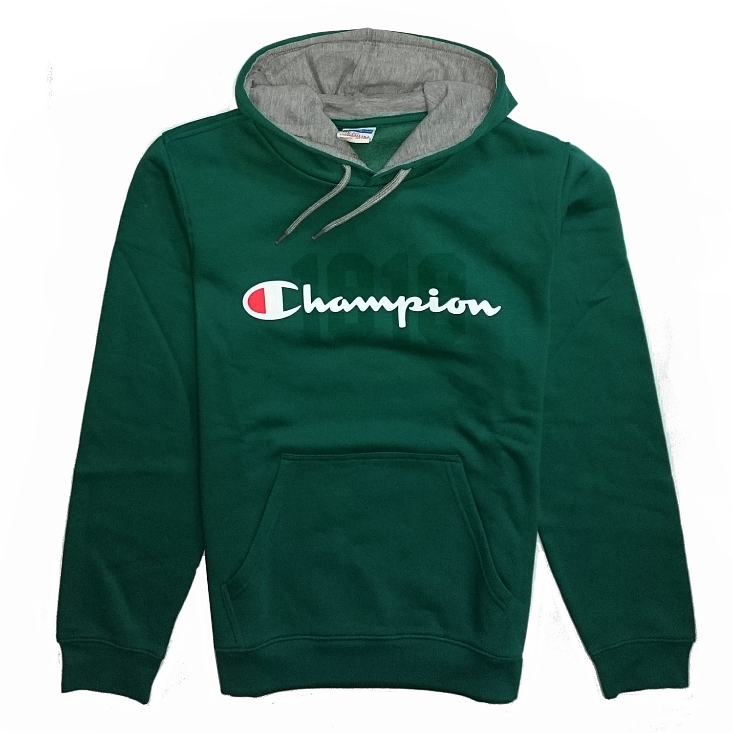 Champion Authentic 1919 Logo Easyfit Hooded (vert/blanc)