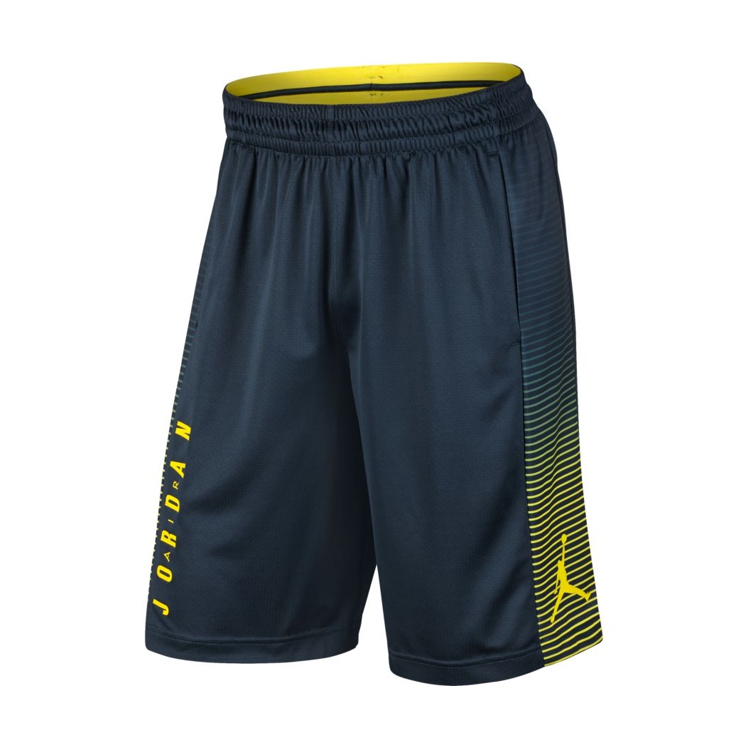 Jordan Game Basketball Short (454/armory navy/electrolime)