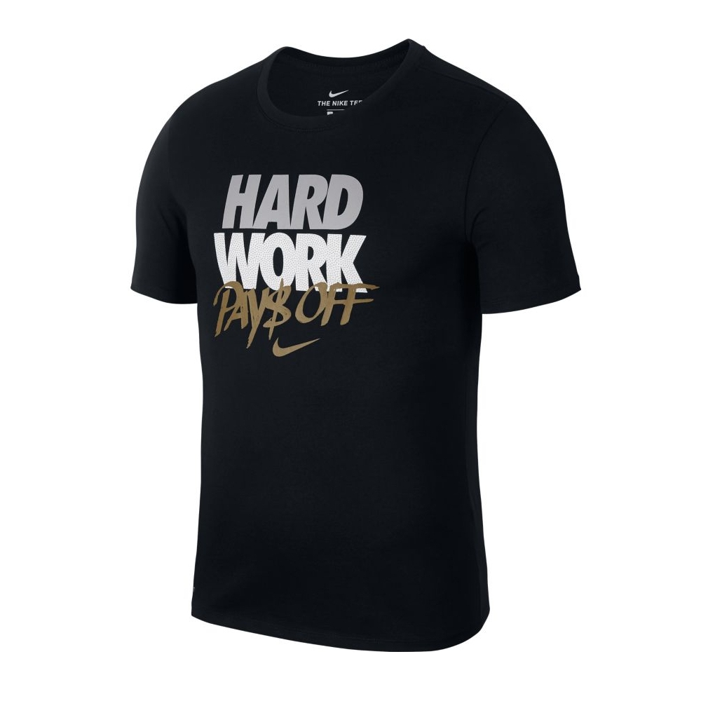 Nike Dry Elite "Hard Work" T-Shirt (010) - manelsanchez.fr