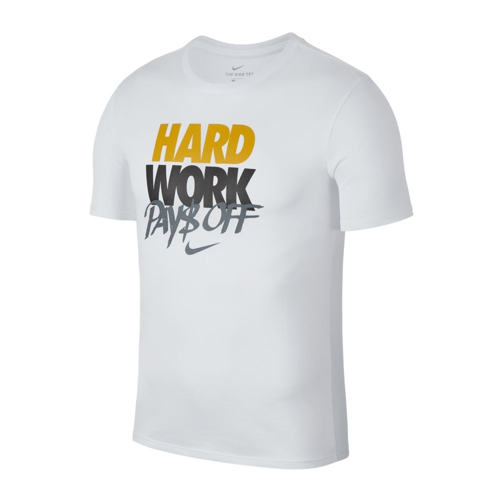 Nike Dry Elite "Hard Work" T-Shirt (100) - manelsanchez.fr