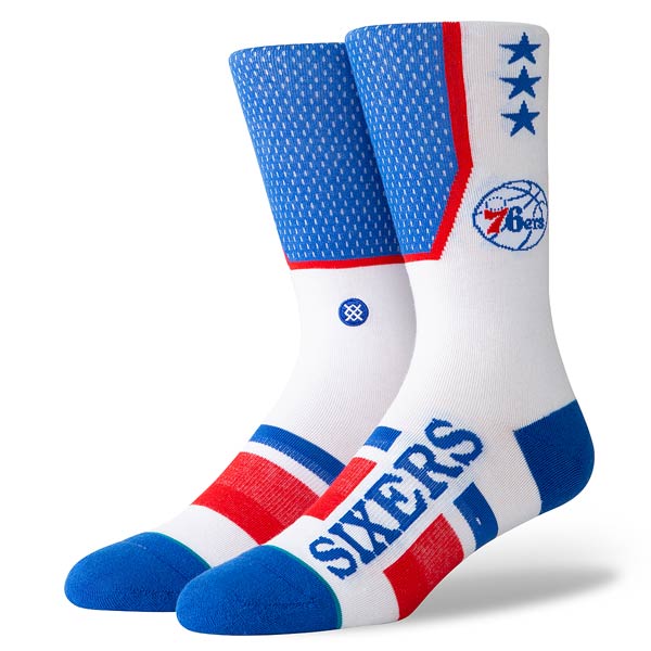Stance 76ers Shortcut Socks - manelsanchez.fr