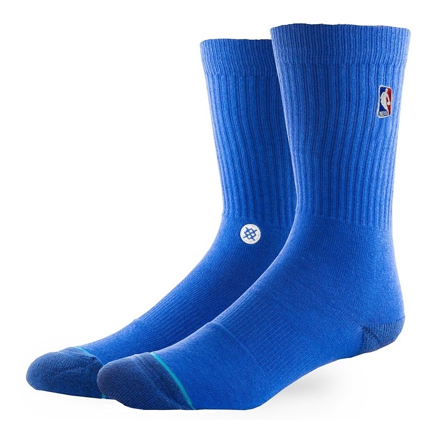 Stance NBA Logoman Crew II Socks (Royal) - manelsanchez.fr